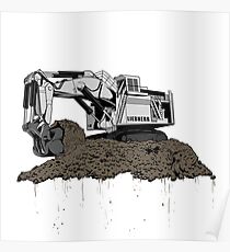 Caterpillar Heavy Equipment Posters | Redbubble