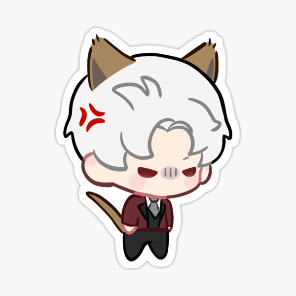 "Kitty Sylus Grumpy 1" Sticker for Sale by ReisssPieces | Redbubble