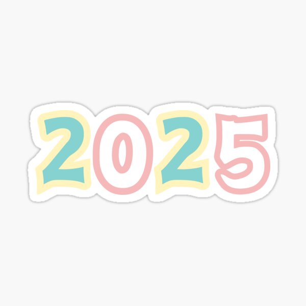 "Clean and Sleek 2025 Sticker" Sticker for Sale by teacherpeiyuan ...