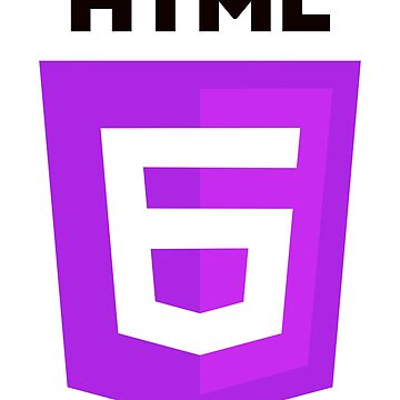 "HTML 6 HTML6 HTML Logo" Poster for Sale by Maljonic | Redbubble