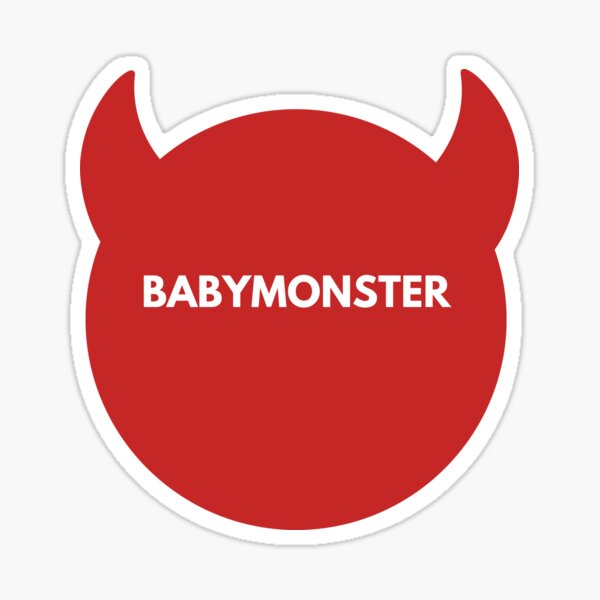 "Babymonster" Sticker for Sale by teetaledesigns | Redbubble