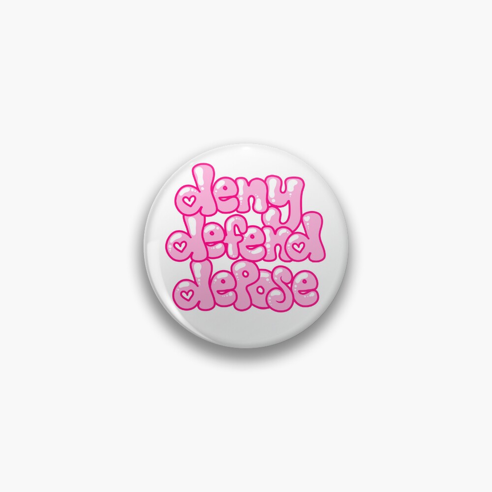 "Deny Defend Depose " Sticker for Sale by iamnotaclam | Redbubble