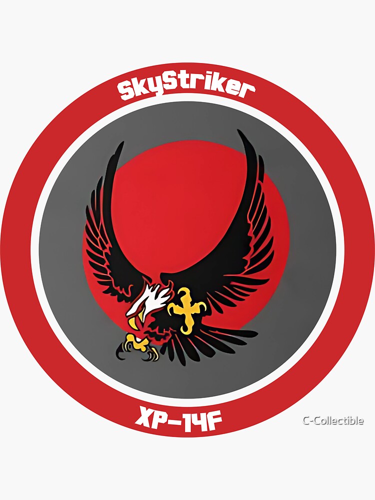 "G.I. Joe Skystriker Logo: Iconic Jet Fighter Emblem" Sticker for Sale ...