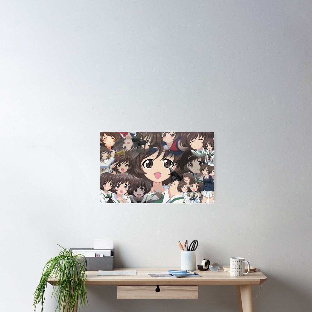 "Girls Und Panzer Yukari" Poster by TheSmartChicken | Redbubble