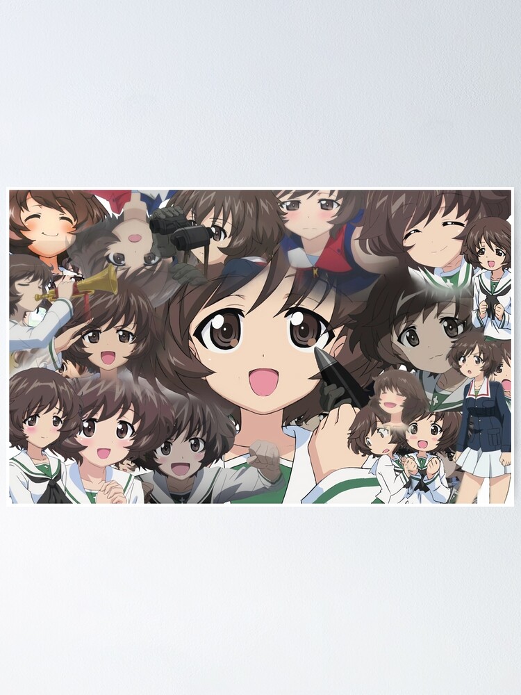 "Girls Und Panzer Yukari" Poster by TheSmartChicken | Redbubble
