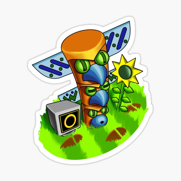 "Green Hill Zone" Sticker by Red-Ocelot86 | Redbubble