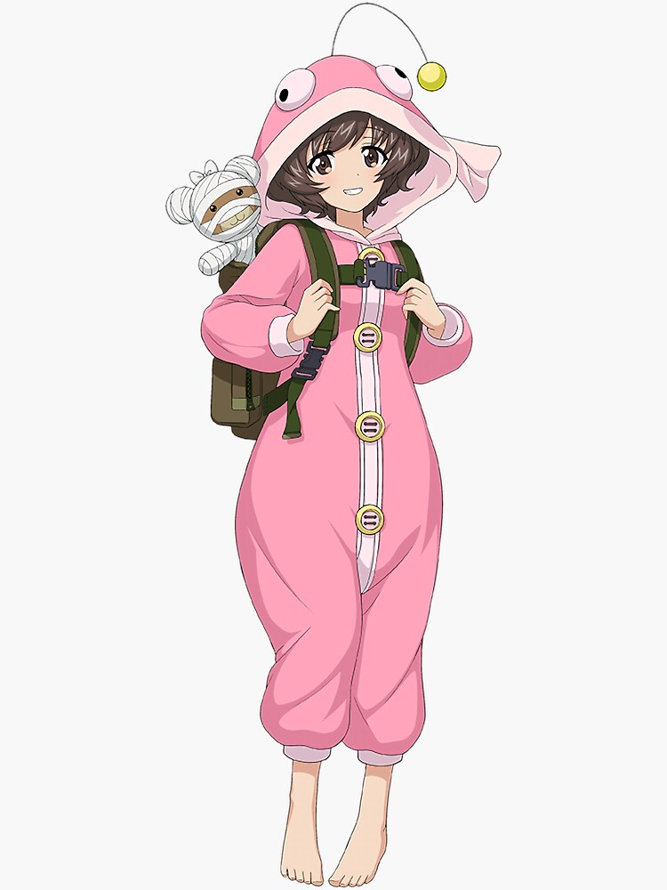 "Girls Und Panzer - Yukari pajamas " Sticker for Sale by ...
