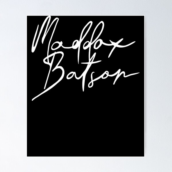 "maddox batson merch" Poster for Sale by SeshStore | Redbubble