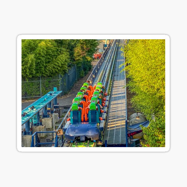"Kingda Ka" Sticker for Sale by Crispcoasters | Redbubble