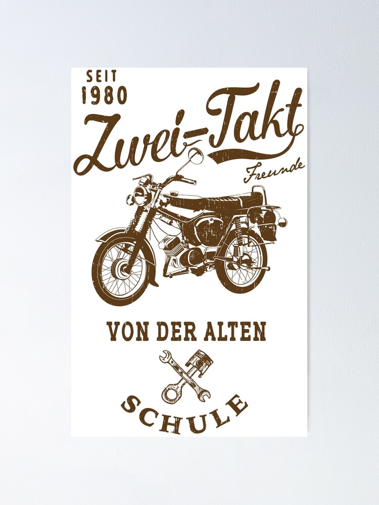 Simson S51 Zweitaktfreunde Poster verkauft von Ahmed Al-Refaie | SKU ...