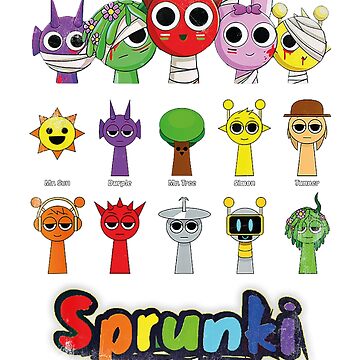 "Sprunki Beats Team" Sticker for Sale by Nickelodeon Store | Redbubble