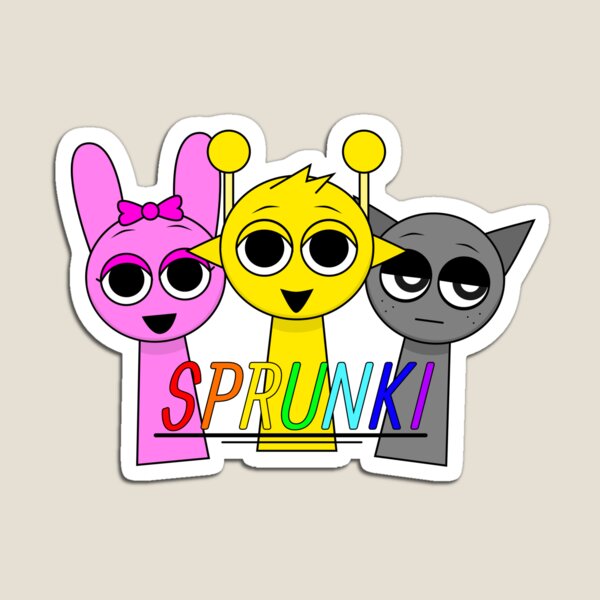 "Sprunki Game: Main characters" Magnet for Sale by Sprunkin | Redbubble