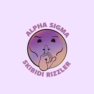 "Mewing emoji, Alpha Sigma, skibidi rizzler, Gen Z design, Pink and ...