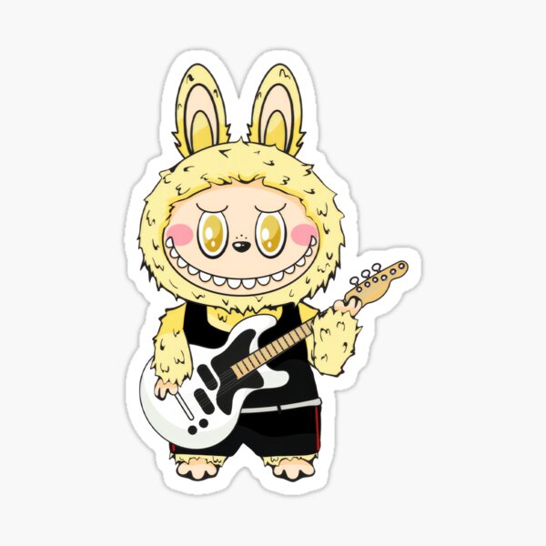"All Stars Labubu Song Singer Band Music 2 By Popmart" Sticker for Sale ...
