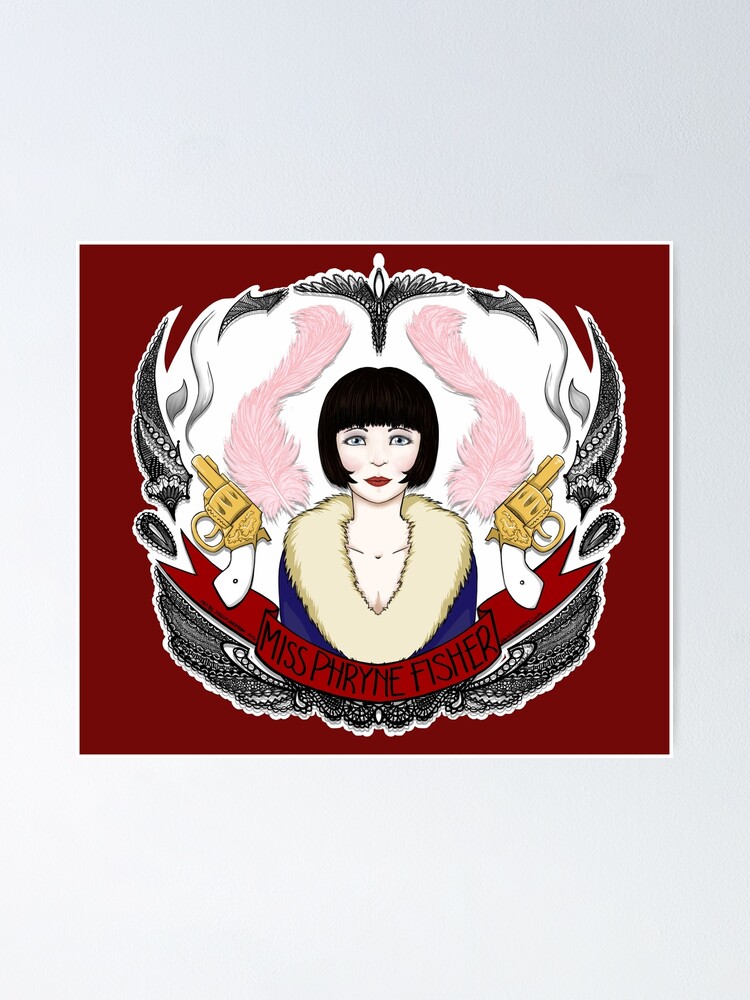 "The Honorable Miss Phryne Fisher" Poster by woaarts | Redbubble