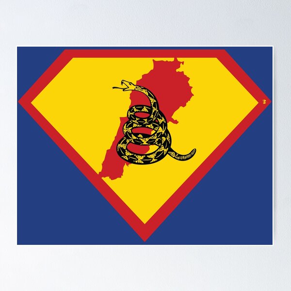 "LEBANON - Freedom Is The Superpower - Gadsden Snake Flag - Dont Tread ...