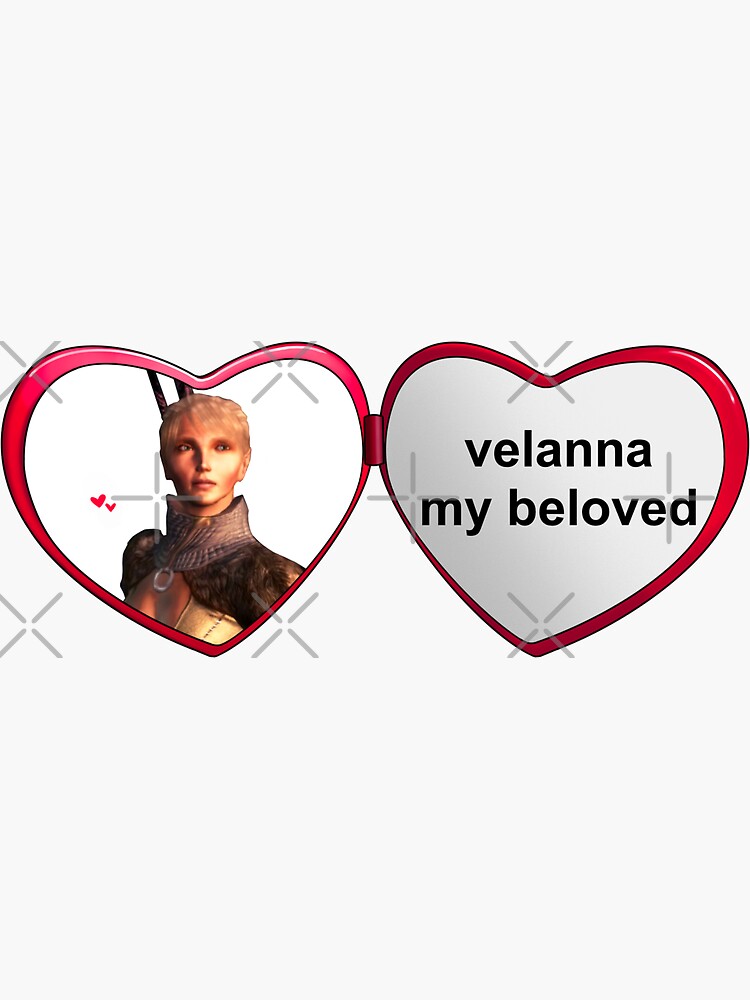 "Velanna My Beloved Dragon Age" Sticker for Sale by MausHausArt | Redbubble