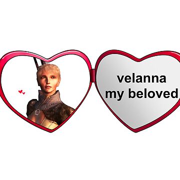 "Velanna My Beloved Dragon Age" Sticker for Sale by MausHausArt | Redbubble