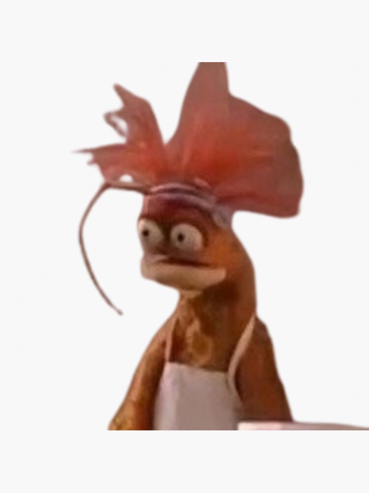 "Pepe-The-King-Prawn Trauma Meme" Sticker for Sale by Cork33 | Redbubble