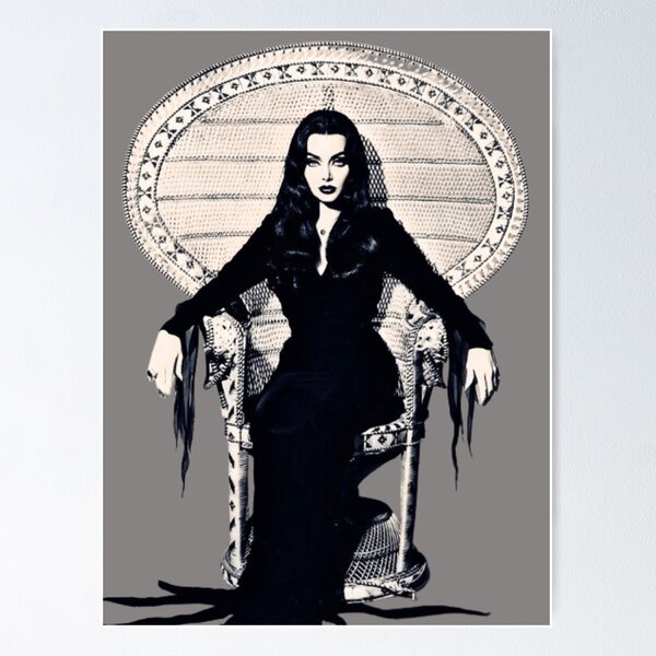 "Morticia Addams " Poster for Sale by RevolutionY2k | Redbubble