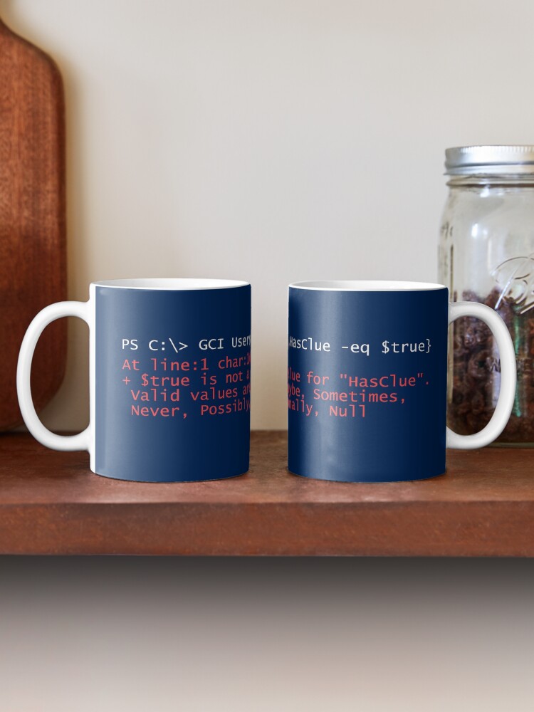 "PowerShell Error 2" Coffee Mug for Sale by DeviantSpark | Redbubble