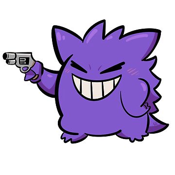 "Geng with a gun " Sticker for Sale by CJsSadHammock | Redbubble