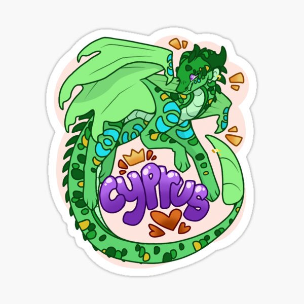 "Cyprus" Sticker for Sale by BlessedBlossom | Redbubble