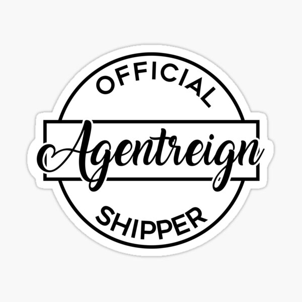 "Official Agentreign Shipper" Sticker by brenda-lee | Redbubble