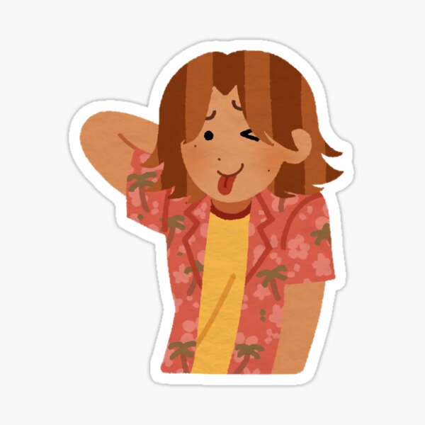 "Daisuke Wink" Sticker for Sale by MuseMelody | Redbubble
