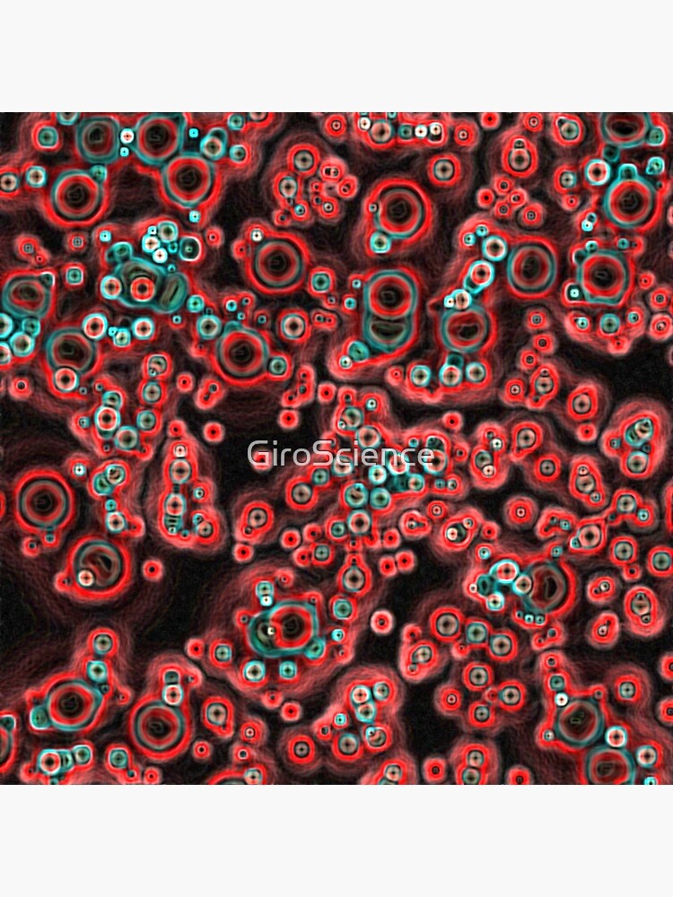 "Red Microbiome - Microbiodiversity" Poster for Sale by GiroScience ...