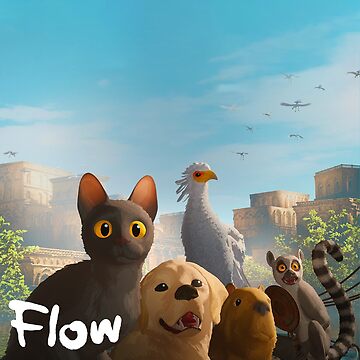 "Flow Animated Movie" Sticker for Sale by AlgiePaul | Redbubble