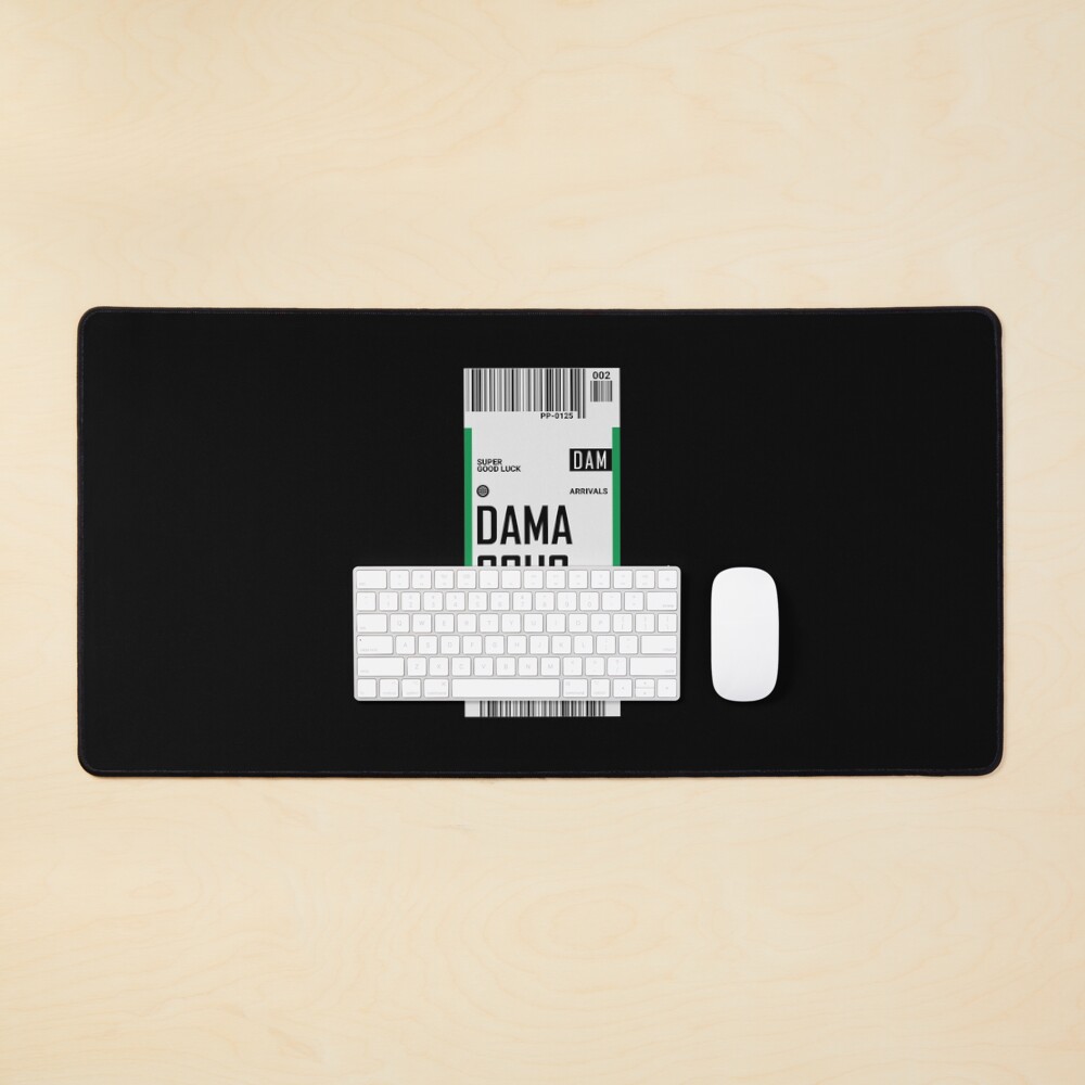 "Syria Boarding Pass Damascus Sticker" Sticker for Sale by ...