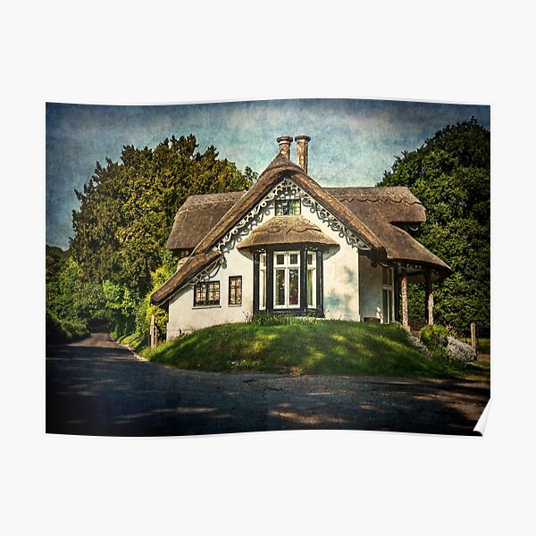 "A Thatched Cottage At Sulham" Poster by IanWL | Redbubble