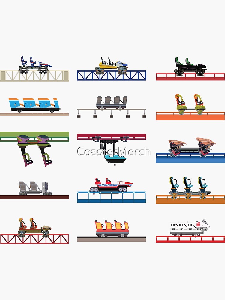 "Cedar Poiint Coaster Cars Design 2025 - With TT2 & Sirens Curse ...