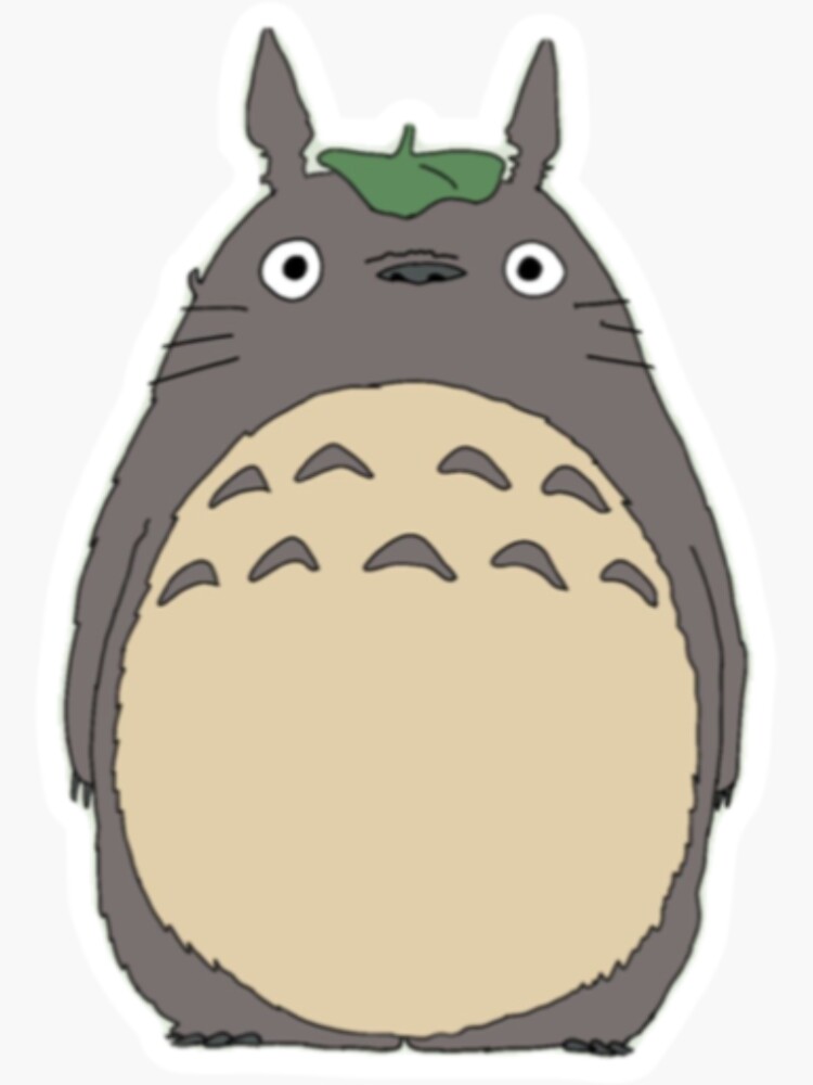 "Totoro :)" Sticker for Sale by annabaoo | Redbubble