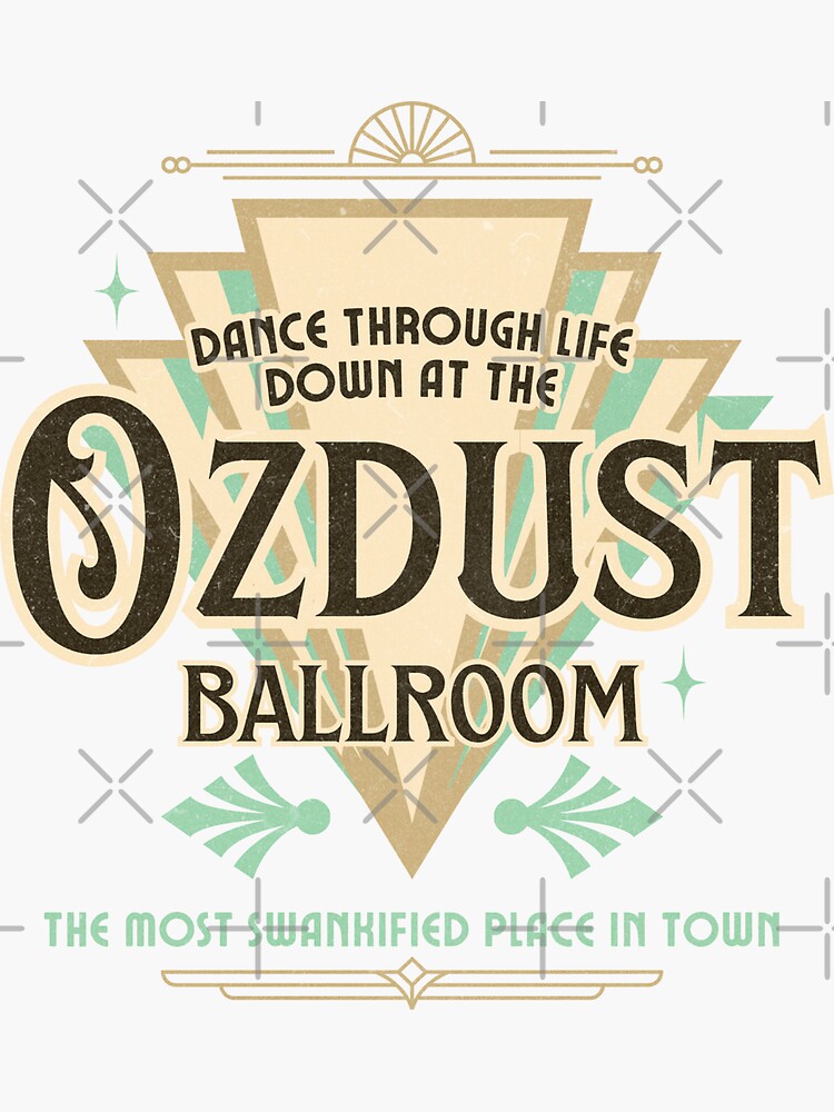 "Ozdust Ballroom" Sticker for Sale by mgpimienta | Redbubble