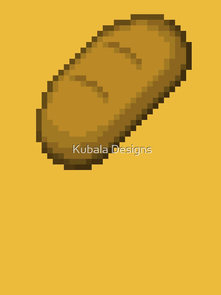 Minecraft Bread Pixel Art