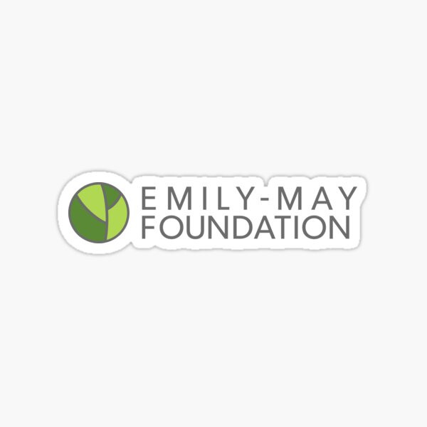 "Emily-May Foundation" Sticker for Sale by huckblade | Redbubble