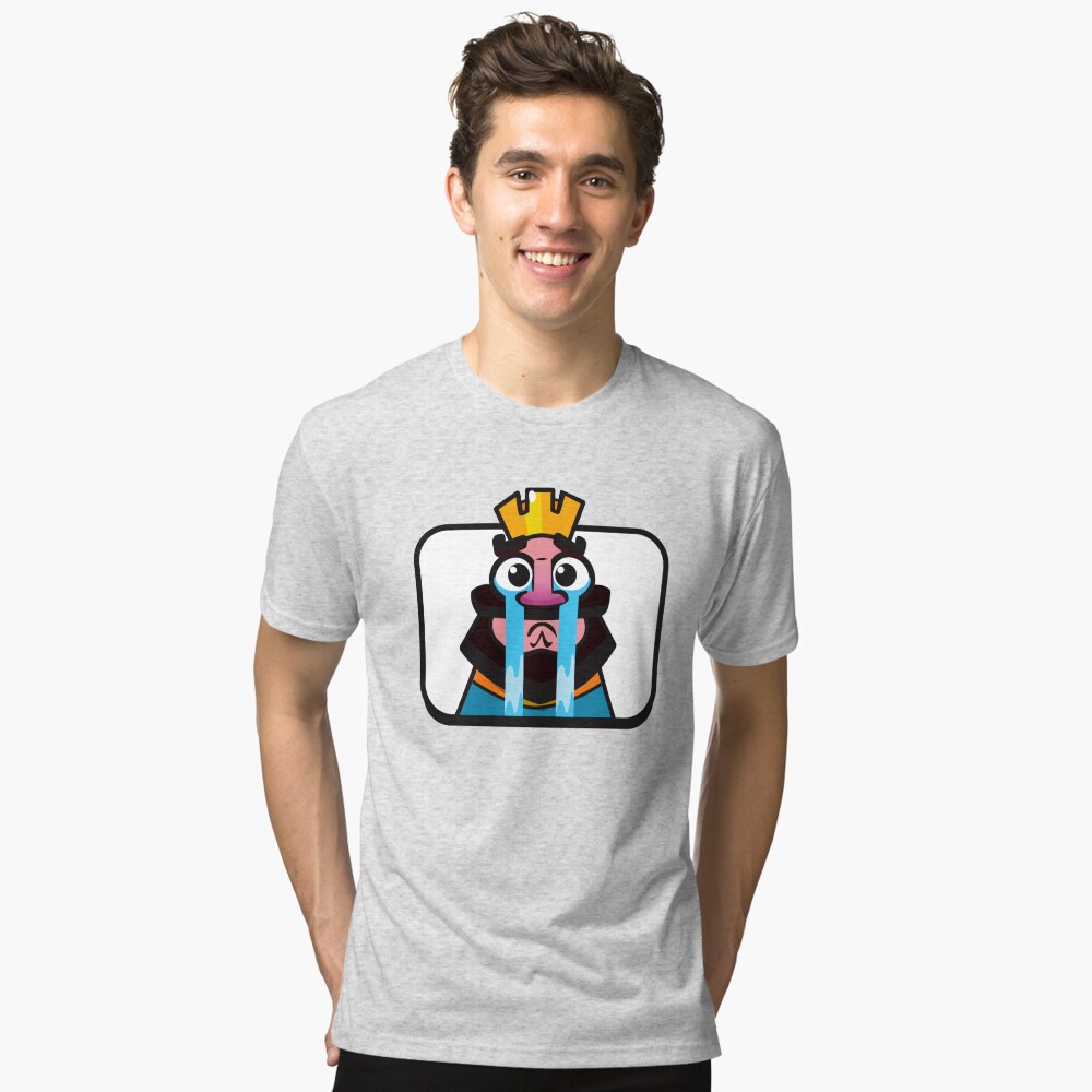 "Crying King - Clash Royale Inspired Design" Poster for Sale by ...