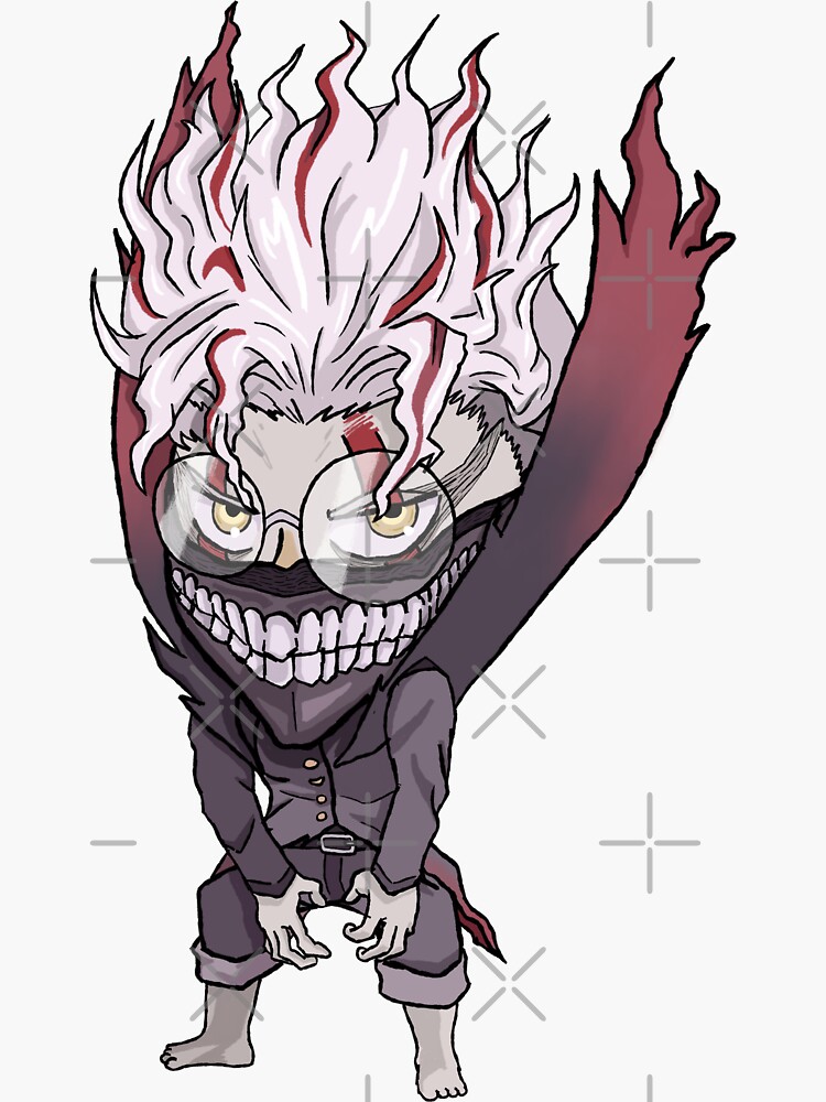 "Okarun (Transformed)" Sticker for Sale by AlcotArt | Redbubble