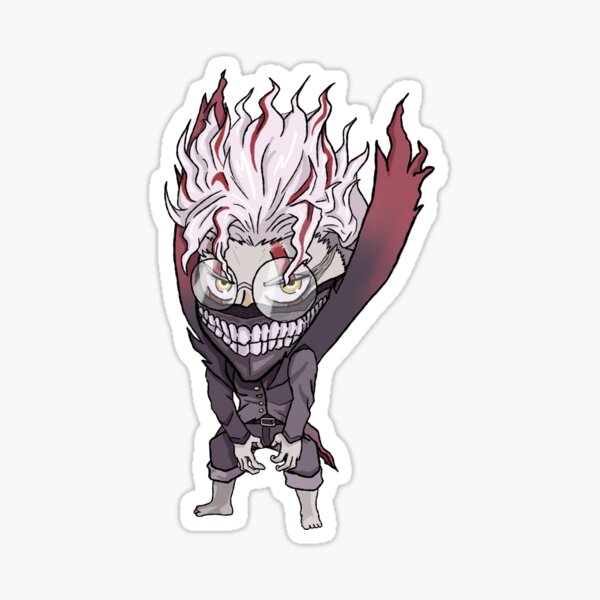 "Okarun (Transformed)" Sticker for Sale by AlcotArt | Redbubble