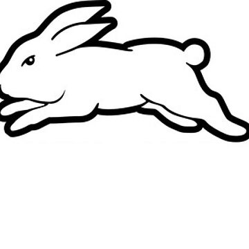 "NRL South Sydney Rabbitohs Logo Design " Sticker for Sale by ...