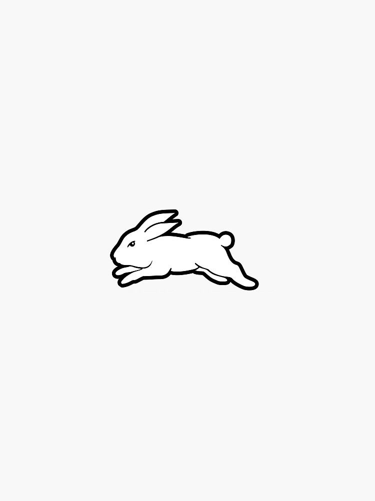 "NRL South Sydney Rabbitohs Logo Design " Sticker for Sale by ...