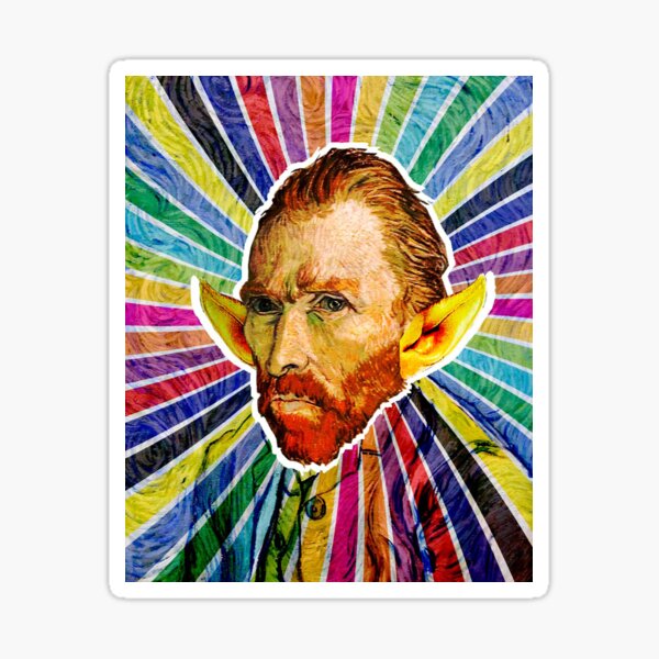 "Vincent " Sticker by strepho | Redbubble