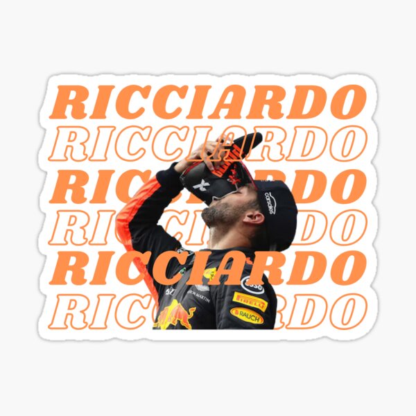 "Daniel Ricciardo the Unstoppable F1 Legend Racing Danny Ric " Sticker ...