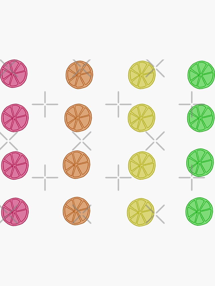 "Citrus Stickers" Sticker by mothernatural | Redbubble
