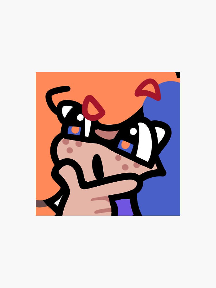 "Cas Mascot Thinking Emoji" Sticker for Sale by splstrong | Redbubble