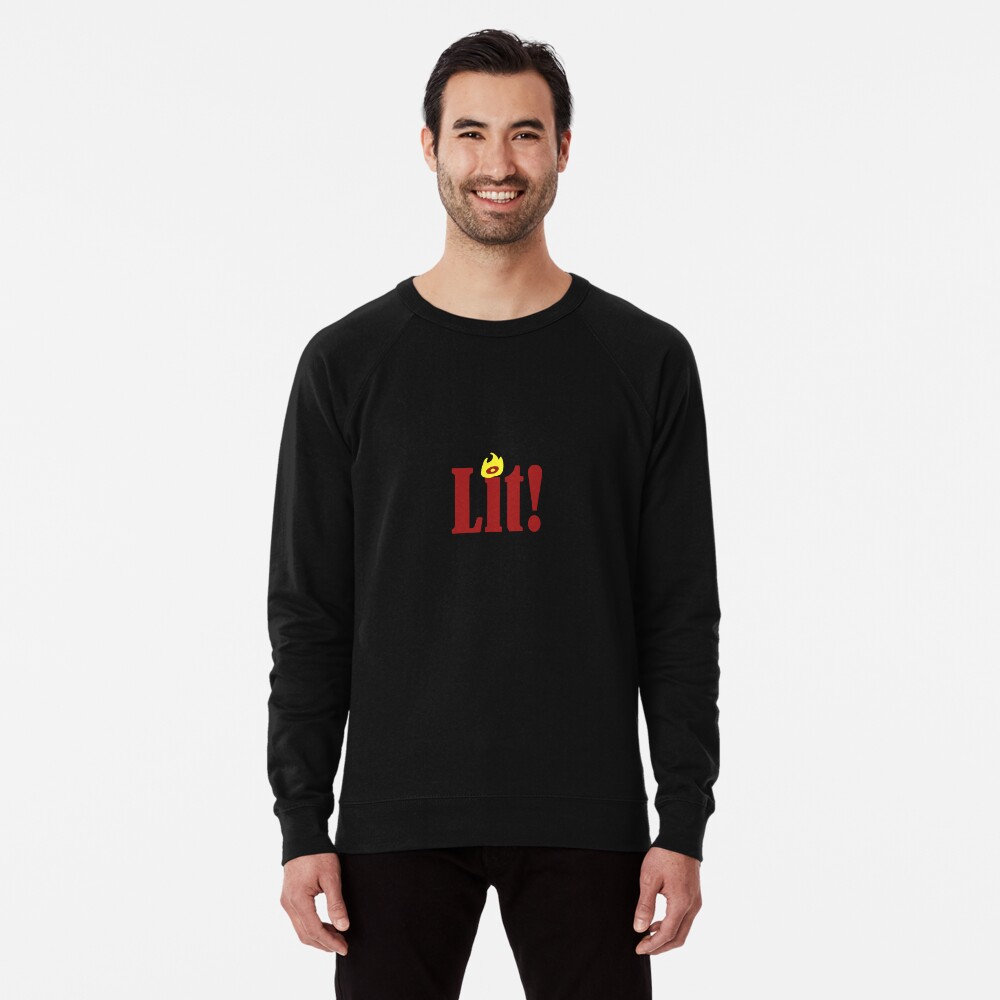 "Lit" Sticker for Sale by Sharetogether | Redbubble