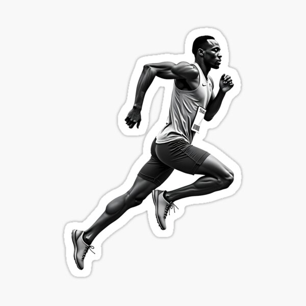 "Usain Bolt " Sticker for Sale by EverPrints | Redbubble