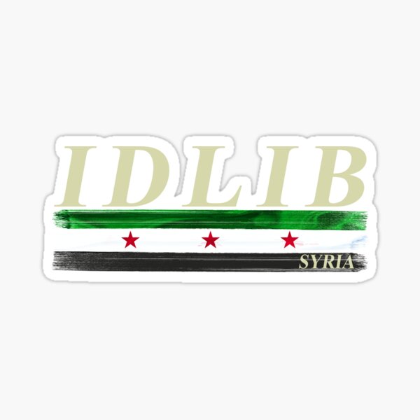 "Syria revolution flag Idlib" Sticker for Sale by Mo5tar | Redbubble